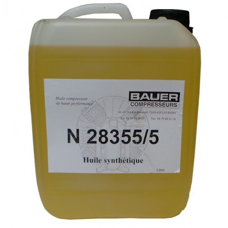 Huile synthétique N28355 2 ou 5 litres - BAUER - Air comprimé